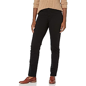 Gloria Vanderbilt Women's Size Classic Amanda High Rise Tapered Jean, Black, 18 Plus