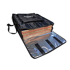 Pizza Caddy Insulated Food Delivery Bag 20-Inch by 20-Inch by 6-Inch