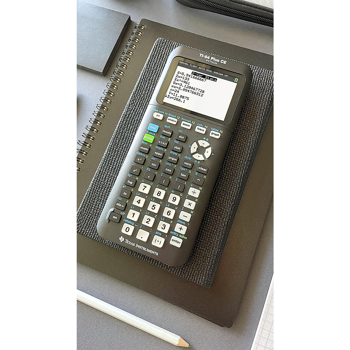 Texas Instruments TI-84 Plus CE Color Graphing Calculator, Black 7.5 Inch