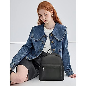 LOVEVOOK Mini Backpack for Women Purse Fashion Small Black Backpack for Girls Waterproof