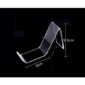 10x Clear Acrylic Shoe Retail Shop Display Rack Show Stand Sandal Riser Support