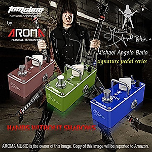 Tom'sline Engineering Digital Delay Pedal - Vintage Digital Delay Echo Signature Michael Angelo Batio Mini Pedal APE3S