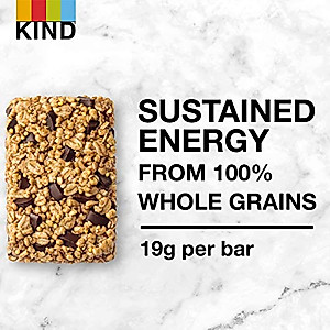 KIND Energy Bars, Chocolate Chunk, Healthy Snacks, Gluten Free, 30 Count