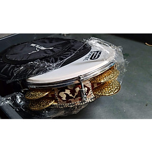 Pro Riq Tambourine Mosaic "Blue Ocean" GAWHARET EL FAN Drum #RE-700