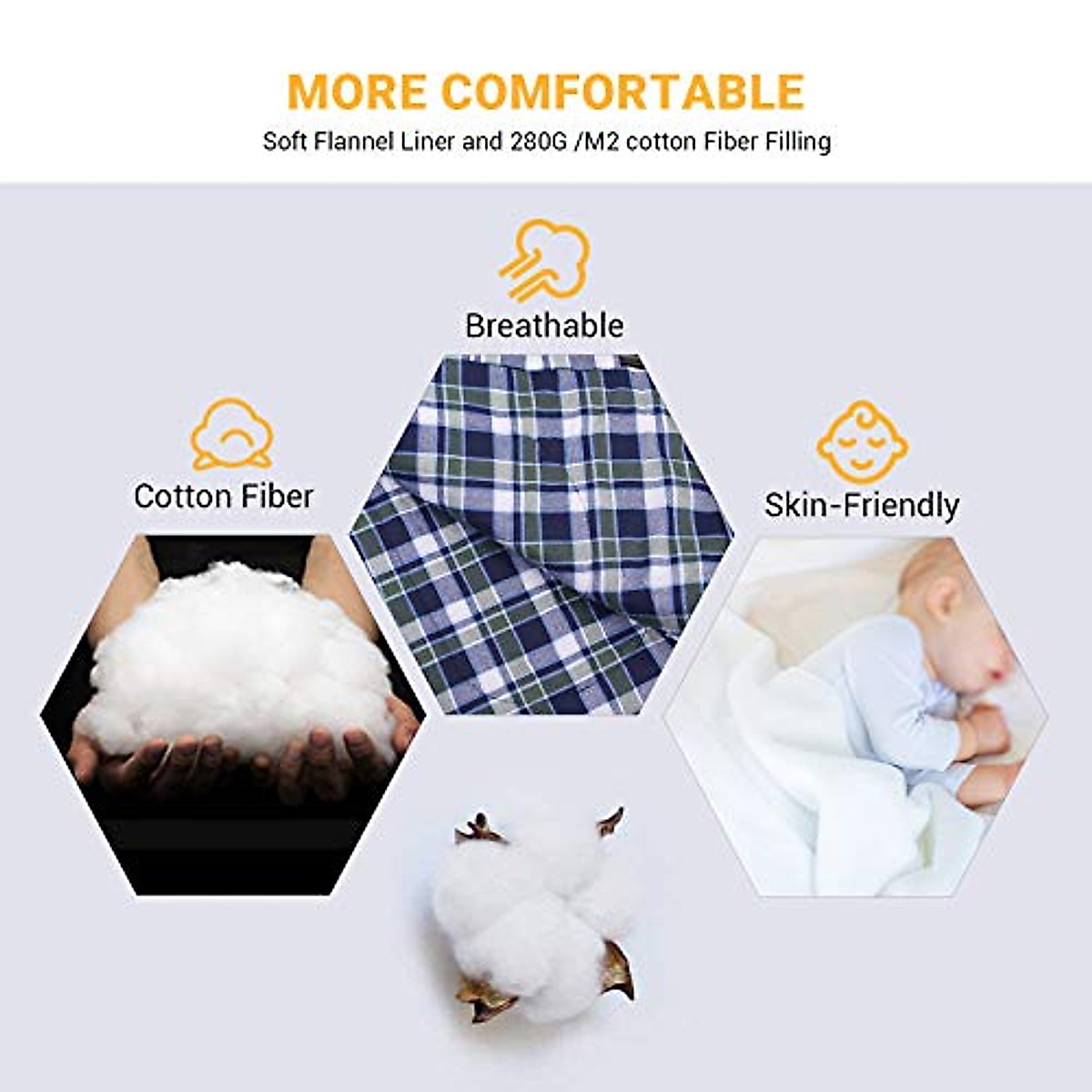 KingCamp Camping Double Sleeping Bags, 3 Season Cotton Flannel Lining Double Layer Sleeping Bag 2 Person Couple Waterproof Lightweight Backpacking Hiking Outdoors with Pillow and Carry Bag Queen Size