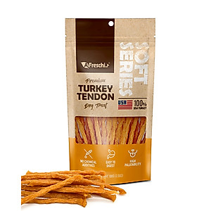 AFreschi Chicken and Turkey Dog Treats (Wrapped Rice Bone+Soft Strip, Pumpkin)