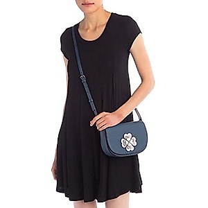 Kate Spade Reiley Spade Flower Applique Flap Crossbody Purse