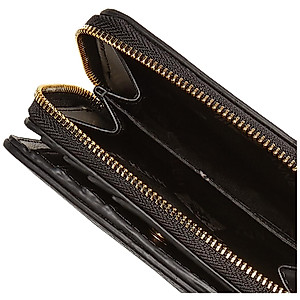 Anne Klein AK Small Curved Wallet, Black