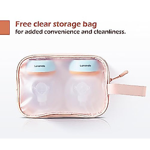 Hands Free Breast Pump︱Remote Control︱FDA Registered︱No Leakage, Painless︱3 Modes & 12 Levels︱Compact and Portable︱Wearable Breast Pump for Housework, Office, Travel or Car Use︱2Pcs(Model: RH-338)