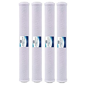 Compatible for OptiPure CTOS-20 20" Replacement Cartridges 4 Pack by IPW Industries Inc