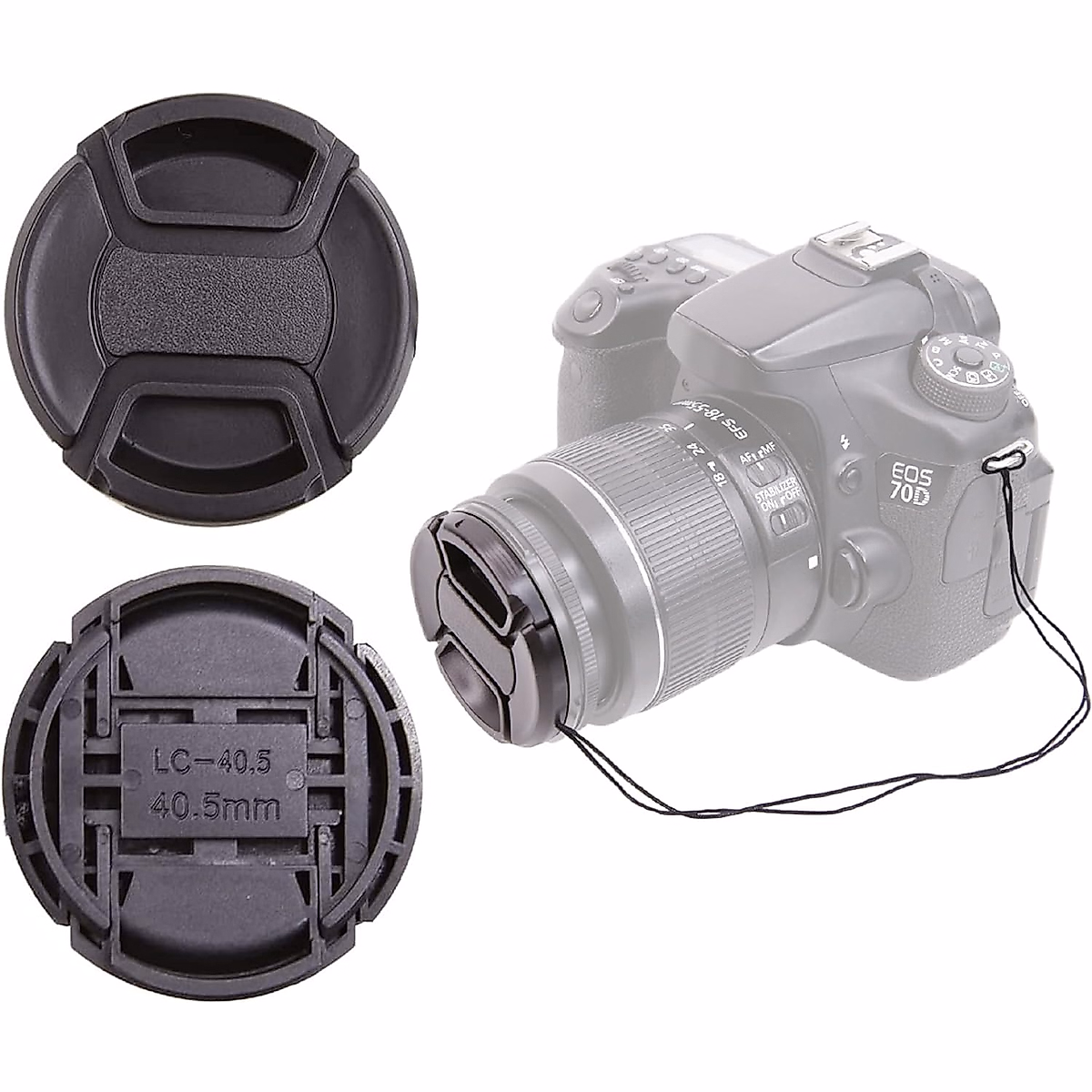CamDesign 72MM Snap-On Front Lens Cap/Cover for Canon, Nikon, Sony, Pentax All DSLR Lenses