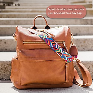 modern+chic Brielle Convertible Bag, Women's Backpack Purse with Shoulder Strap