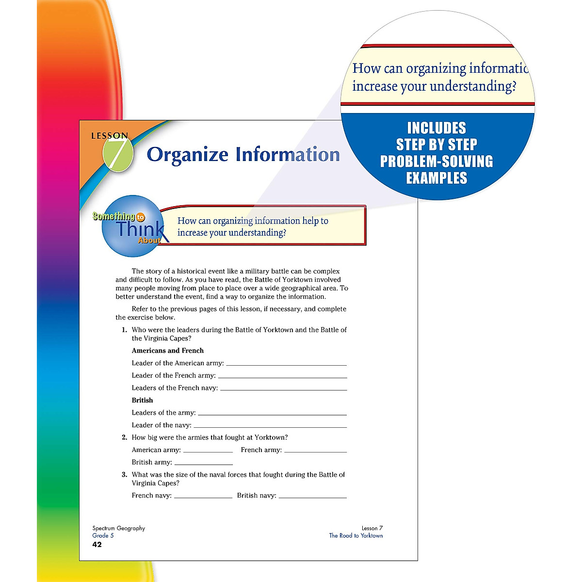 Spectrum Grade 5 US Geography Workbook, Ages 10 to 11, 5th Grade Social Studies, American History, Ecology, and US Map Skills, 5th Grade Geography Workbooks for Kids (Volume 95)