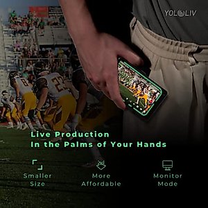 YoloLiv YoloBox Mini Ultra-Portable All-in-One Smart Live Streaming Encoder & Monitor…