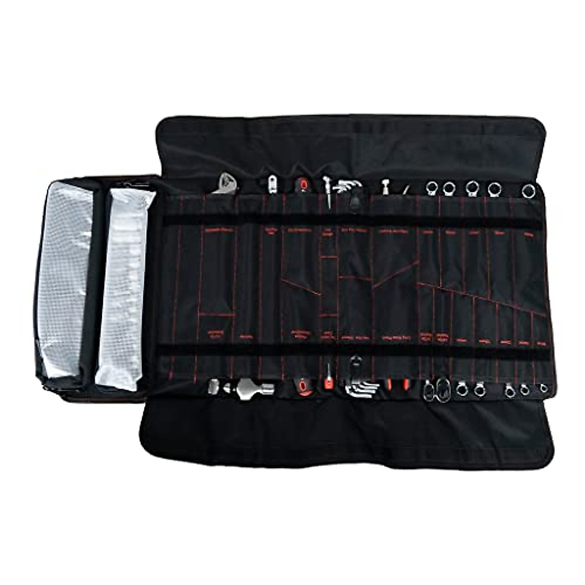 BOXO USA UTV Tool Roll - Heavy Duty Universal Tool Bag Organizer for Side by Side, RZR, CanAm, UTV, Truck (Tool Roll + Dry Bag)