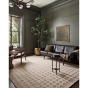 Loloi Magnolia Home by Joanna Gaines x Rae Natural/Ivory 5'-0" x 7'-6" Area Rug