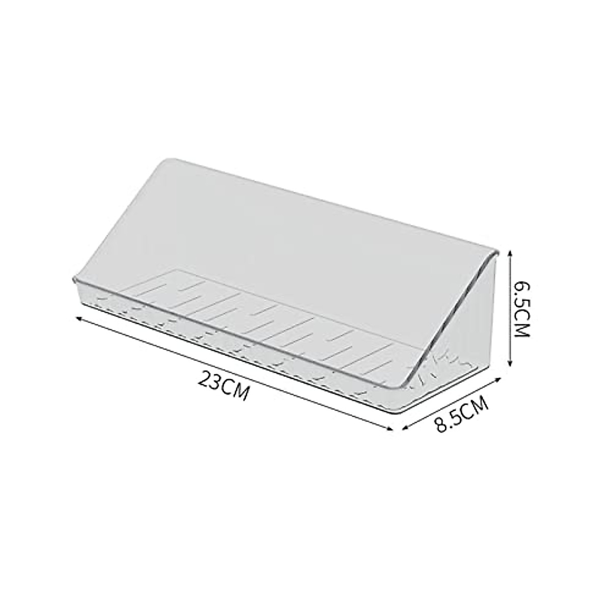 Bothyi Acrylic Bathroom Shelf, Wall Mounted Shower Shelf, Wall Shower Caddy Shelf, No Drilling, Clear L