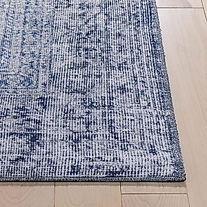 Well Woven Overdyed Helode Machine Washable Grey Vintage Oriental Medallion Area Rug 5x7 (5' x 7')