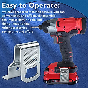 Replacement Belt Hook Tool Kits for Craftsman Cordless Drill Belt Clip # N597001 Power Tool Replacement Parts