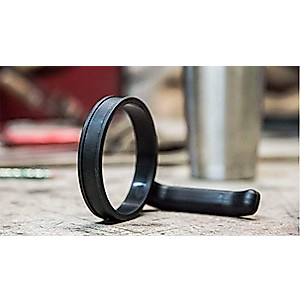 ZYTC 30Oz Tumbler Handle for Yeti,Ozark Trail,Sic Magnum Steel 30 Oz tumblers 2 Pack Black