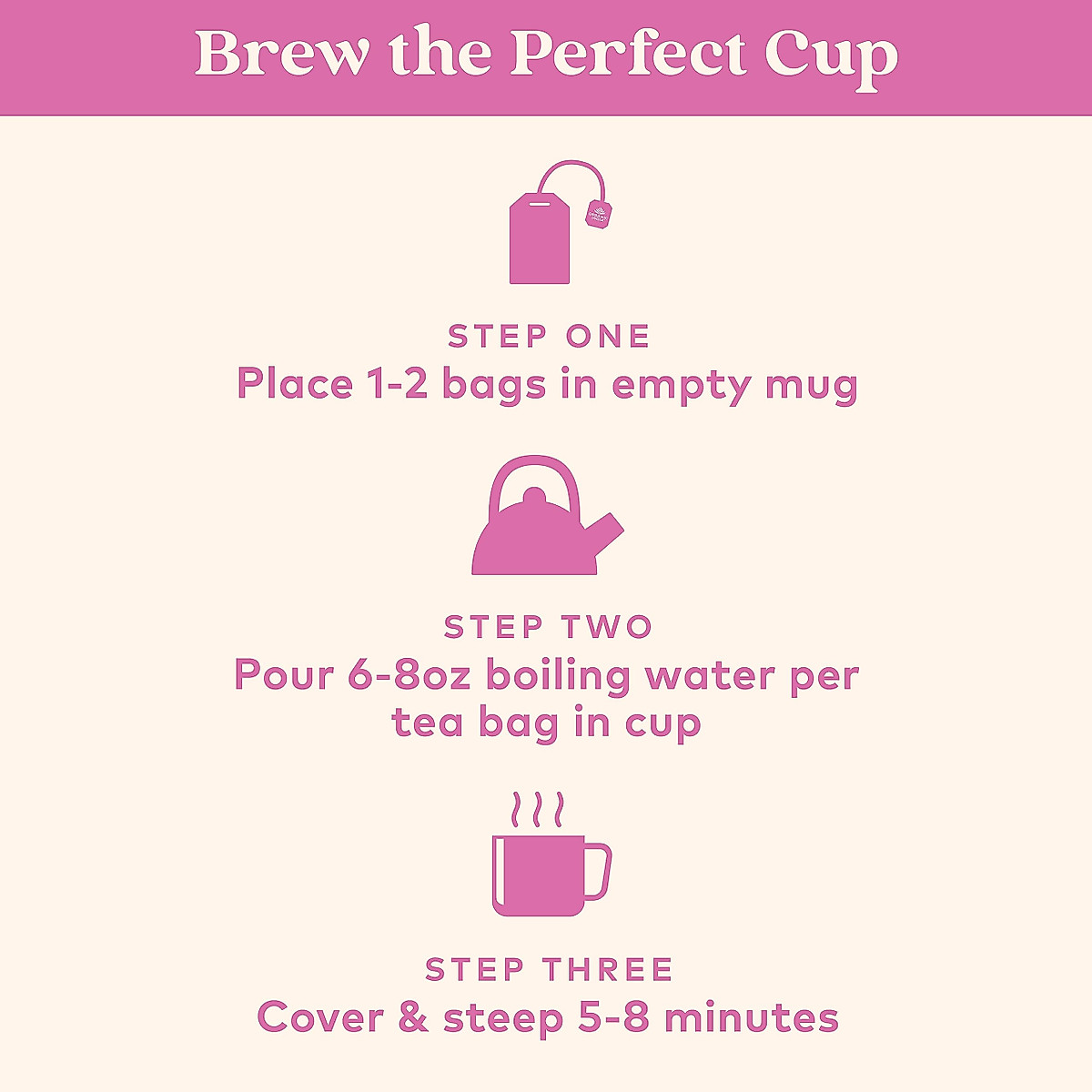 Organic India Tulsi Sweet Rose Herbal Tea - Holy Basil, Stress Relieving & Magical, Immune Support, Adaptogen, Vegan, USDA Certified Organic, Non-GMO, Caffeine-Free - 18 Infusion Bags, 3 Pack