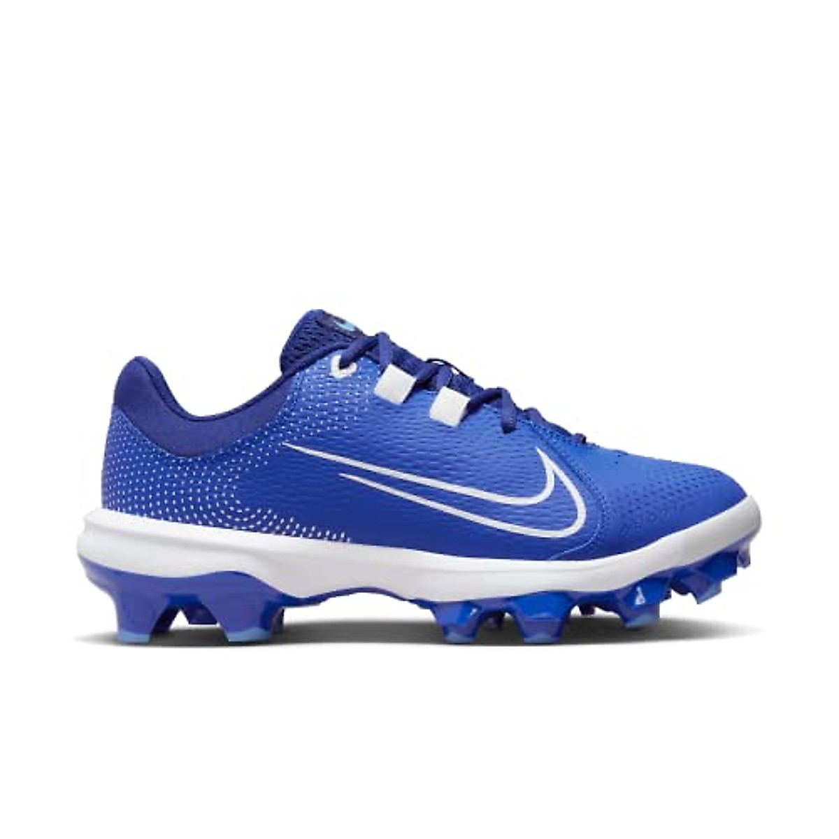 Nike Women's Hyperdiamond 4 Pro Molded Softball Cleats Royal | White Size 6.5 Medium