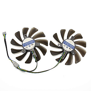 2PCS/lot 95MM FDC10U12S9-C CF1010U12S Cooler Fan Replace for XFX AMD Radeon RX 580 590 RX580 RX590 Graphics Card Cooling Fan