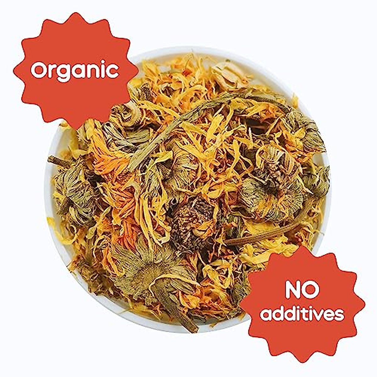 GuineaDad Organic Guinea Pig Herbal Treats - Guinea Pig Food with Convenient Packaging - Marigold Flavor - 1.2-oz - Guinea Pig Treats Help with Bonding - High in Nutrition, Immune Support - Small