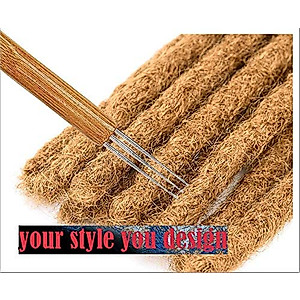 JOSDIOX Dreadlocks Crochet Hooks Tool Set,Crochet Needles for Hair Dreadlock Locks 0.75 mm Crochet Needle Steel with Bamboo Handle Good for Braid Craft (0.75 mm 1 Hook, 2 Hooks, 3 Hooks)