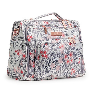 Ju-Ju-Be B.F.F Multi-Functional Convertible Diaper Backpack/Messenger Bag, Rose Collection - Sakura Swirl