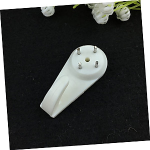 Garneck 10pcs White Household Wall Stud