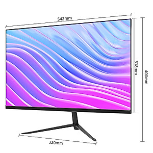 PC Monitor，23.8 Inch LED Computer Monitor，1080P Full HD,Low Blue Light，75Hz, IPS，Frameless Desktop Display，HDMI VGA,VESA Mounting