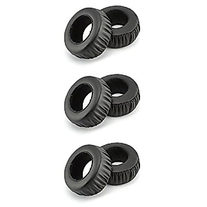 Milisten Headphone Ear Covers 3pcspair for Cup Compatible Gaming Replacement Ear Black Earpads of Foam Soft Headphone Cushions Style Memory Mdr- Pads Pu Donut Covers Head Headphone Earpads