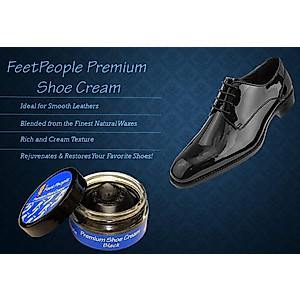 FeetPeople Premium Shoe Cream 1.5 oz, Black
