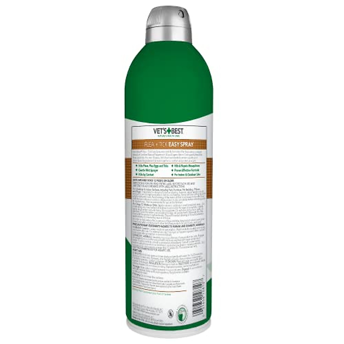 Vet's Best Flea and Tick Home Spray - Dog Flea and Tick Treatment for Home - Plant-Based Formula - Certified Natural Oils - 14 oz