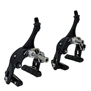 TEKTRO R526 Dual Pivot Caliper Brake Set 39-54mm Designed for 28C tire, Black, MH1850-B