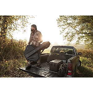 Plano Spire Crossbow Case, Black, Archery Bow Box Storage, Heavy-Duty Hard Crossbow Case for Optics and Quiver