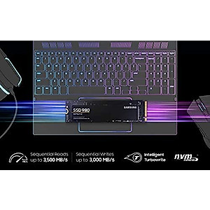 NATIVO HARVEST Sam-Sung 980 SSD M.2 NVMe/MZ-V8V500B / Interface Internal Solid State Drive with V-NAND Technology for Gaming, Heavy Graphics, Full Power Mode (500 GB)