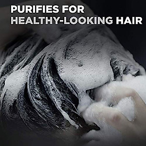 Dove Men+Care Men Shampoo For Healthy-Looking Hair Charcoal + Clay Naturally Derived Plant Based Cleansers 25.4 oz