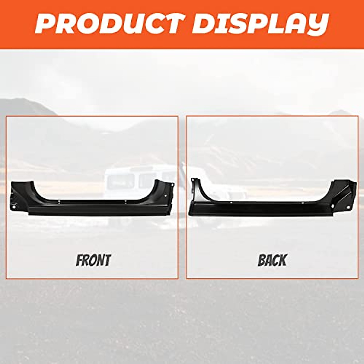 Kojem Outer Rocker Panel Compatible with 1973-1987 Chevy GMC C/K 73-91 Blazer Jimmy LH Driver Side