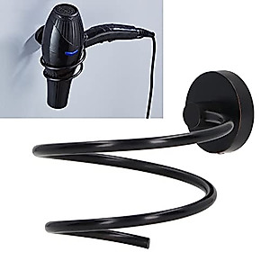 Blow Dryer Holder, Hair Dryer Rack Keep Large Bearing Capacity 304 Stainless Steel Rust Proof for Bathroom (ORB)