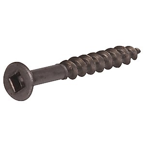The Hillman Group 48248 8 X 1-1/4-Inch Square Drive Flooring Screw, 500-Pack,Black