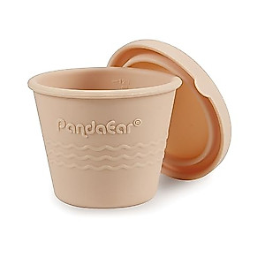 PandaEar 12 Pack Silicone Baby Food Storage Containers, 4 oz Reusable Small Snack Containers Freezer Storage with Airtight Lids Leak Proof for Infants Kids Babies, Microwave & Dishwasher Safe
