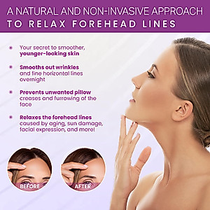 Furlesse Rows Wrinkle Patches, Overnight Forehead Wrinkle Patches for Fine Horizontal Lines, Non-Invasive Anti-Wrinkle Patches, Anti-Aging Skincare, 30 Patches, 30-Day Use