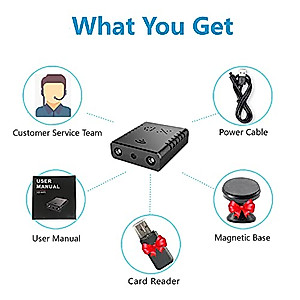 Rettru Spy Camera Hidden Camera WiFi : Smallest HD Mini Camera Nanny Cam Small Camera Spy Cam Mini Wireless Camera Mini Spy Camera V380 Pro WiFi Camera Indoor Camera Wireless with Phone app