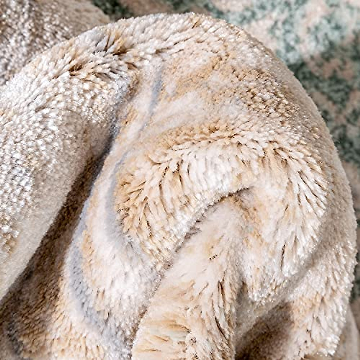 Well Woven Kensington Melange Blue Modern Oriental Medallion Vintage Distressed Area Rug 7'10" x 10'6"