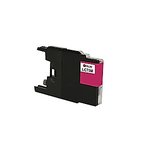 Laser Tek Services Compatible Ink Cartridge Replacement for Brother LC-75 LC75BK LC75C LC75M LC75Y Works with Brother MFCJ6510DW J6710DW Printers (Black, Cyan, Magenta, Yellow, 5 Pack)