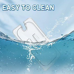 Voittozege 12 Pcs Food Pan Lids 1/3 Size Polycarbonate Notched Cover Clear Food Pan Cover with Handle Restaurant Commercial Hotel Pan Lid for Restaurant Commercial Food Container Storage