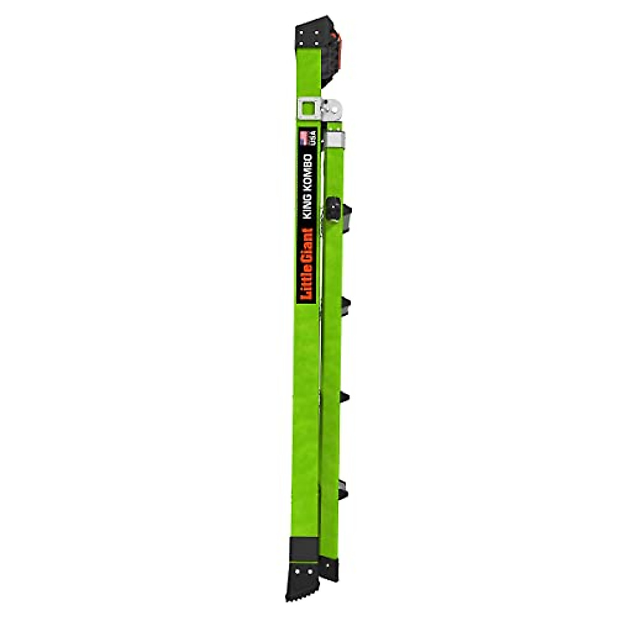 Little Giant Ladders, King Kombo 2.0 XT, Industrial, M6, 6 Ft. A Frame, 10 Ft. Extension, Fiberglass, Type 1AA, 375 lbs Weight Rating, (13936-071), Hi-viz Green