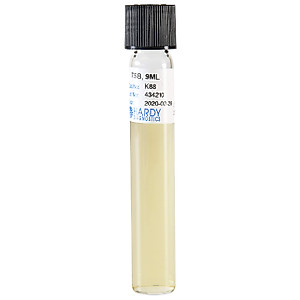 Tryptic Soy Broth (TSB), a General Growth Medium, 9 Milliliter Fill, 16x100mm Tube, Order by The Package of 20, by Hardy Diagnostics